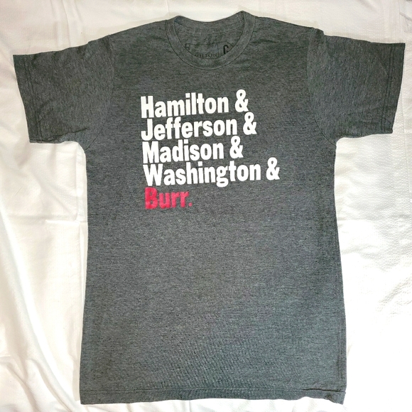 AUTHENTIC HAMILTON MERCHANDISE | Tops | Hamilton Tee Shirt | Poshmark